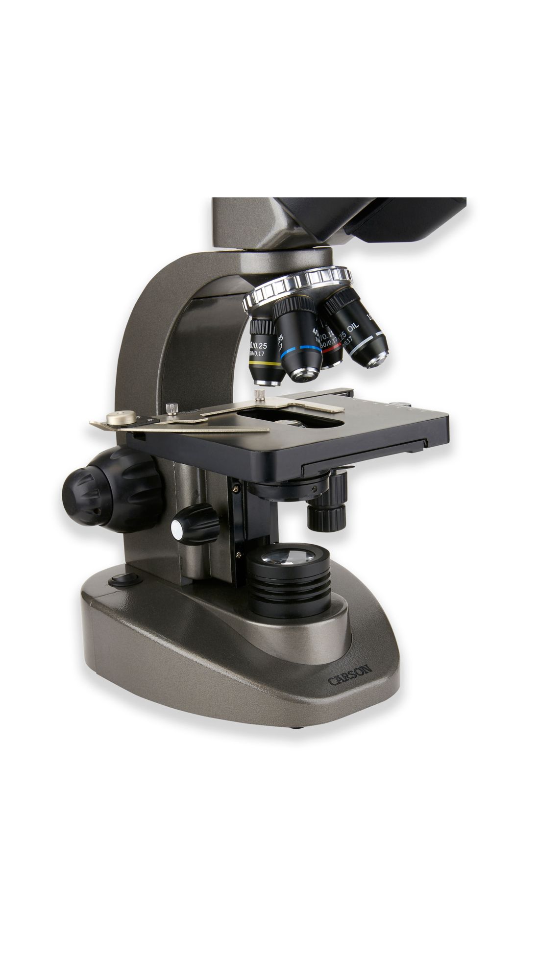Carson 40x-1600x Table Top Microscope w/Universal Smartphone Adapter MS ...