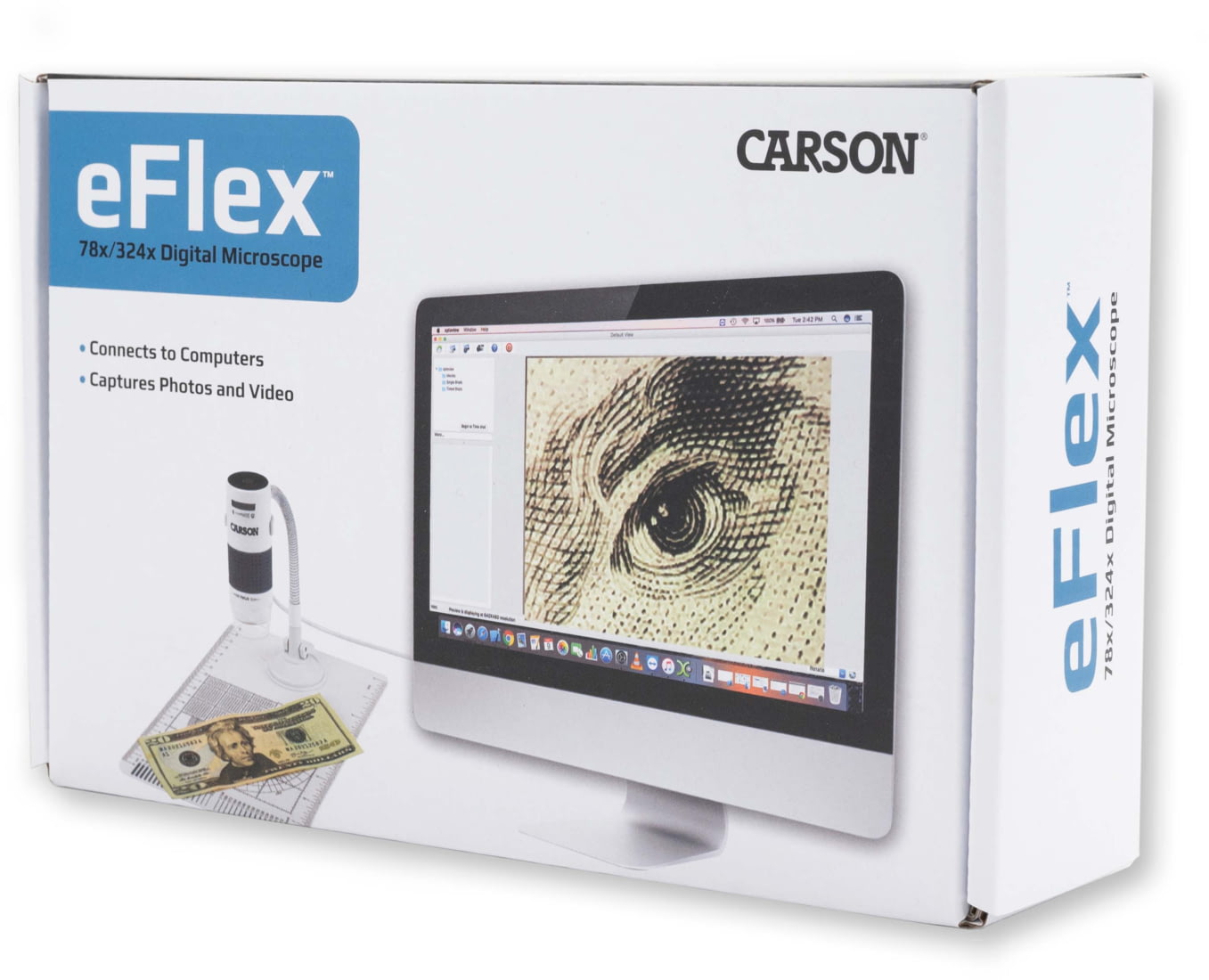 Carson 75/x300x eFlex Digital Microscope FREE S&H MM-840. Carson ...
